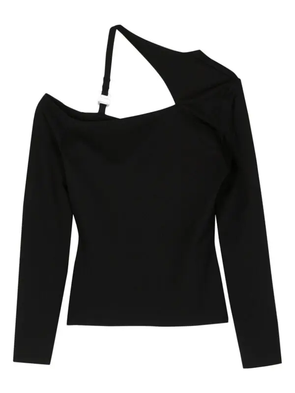 HELIOT EMIL Open-shoulder Long-sleeve Top
