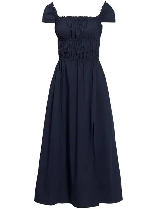 Altuzarra Lily Cotton Midi Dress - Blue