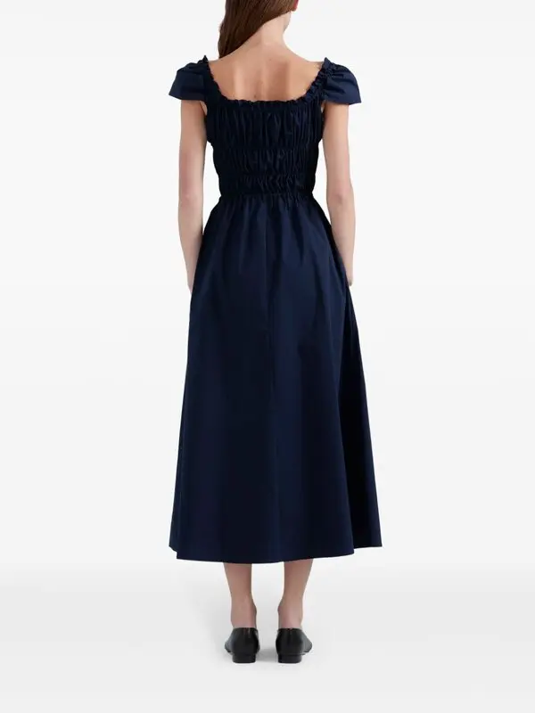 Altuzarra Lily Cotton Midi Dress - Blue
