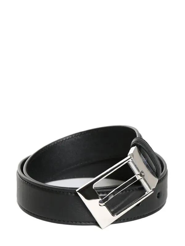 THE ROW Jewel Leather Belt - Black