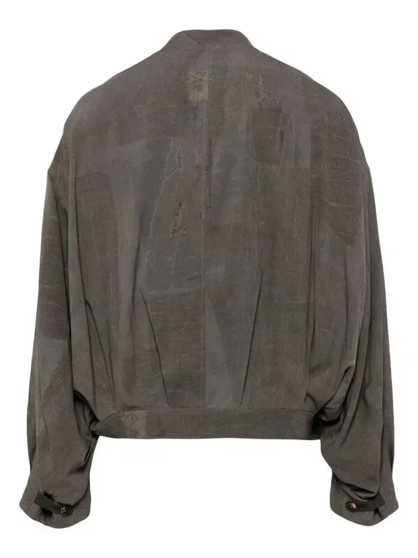 ZIGGY CHEN Asymmetric-fastening Shirt Jacket