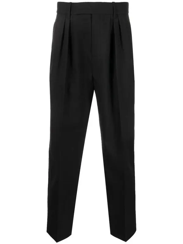 Saint Laurent Wool Tapered Trousers