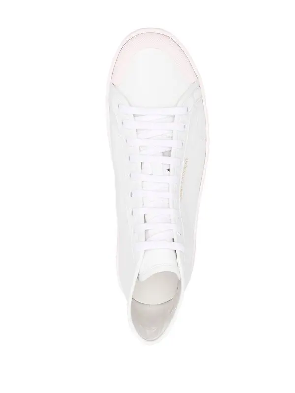 Saint Laurent Logo-stamp High-top Sneakers