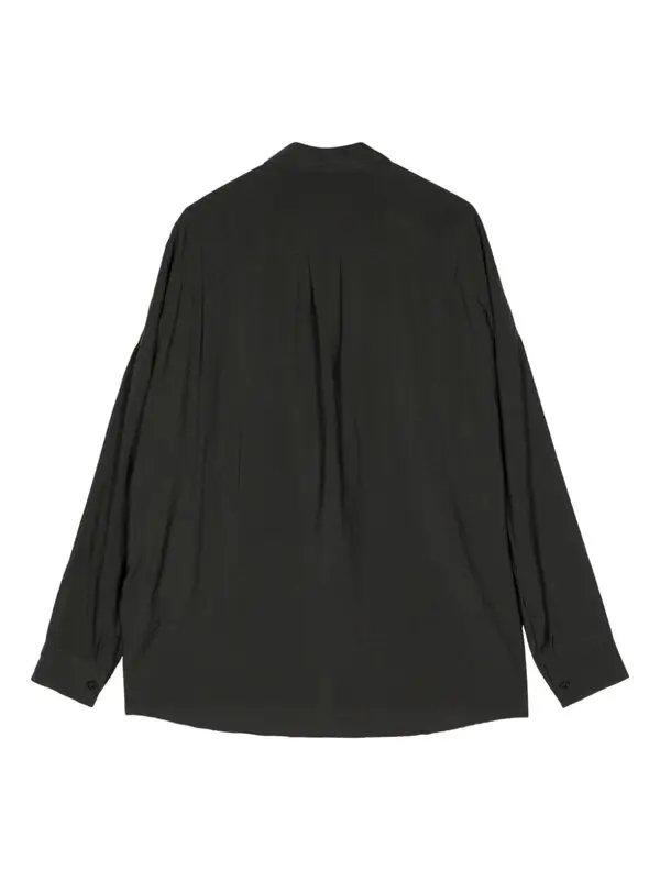 Attachment Chest-pocket Long-sleeve Shirt