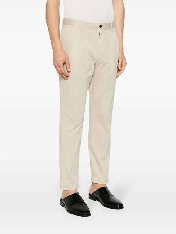 Incotex Tapered-leg Cotton Chino Trousers - Neutrals