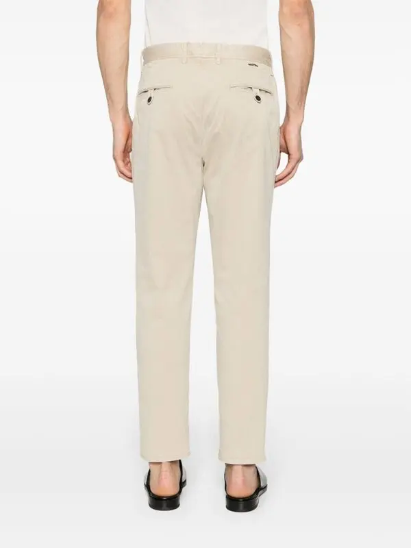 Incotex Tapered-leg Cotton Chino Trousers - Neutrals