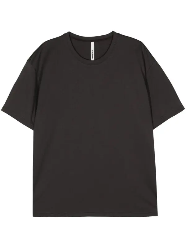 Attachment Crew-neck Cotton T-shirt