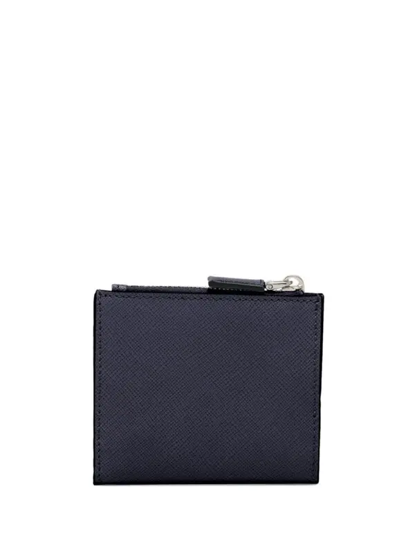 Prada Small Saffiano Leather Wallet - Blue