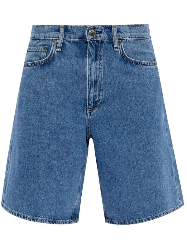 Rag & Bone Knee-length Denim Shorts - Blue