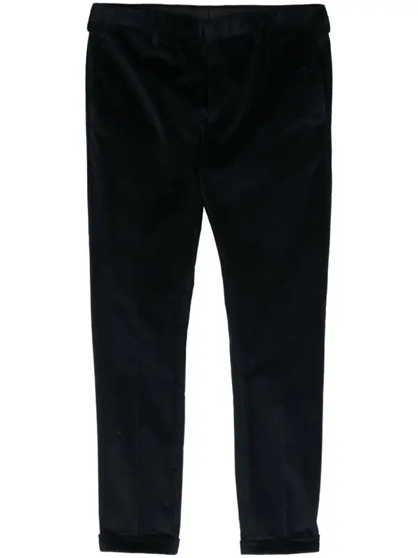 Paul Smith Mid-rise Tapered Trousers - Blue