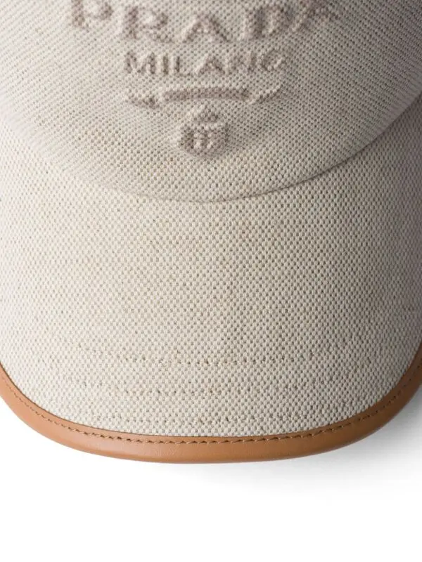Prada Logo-embossed Cap