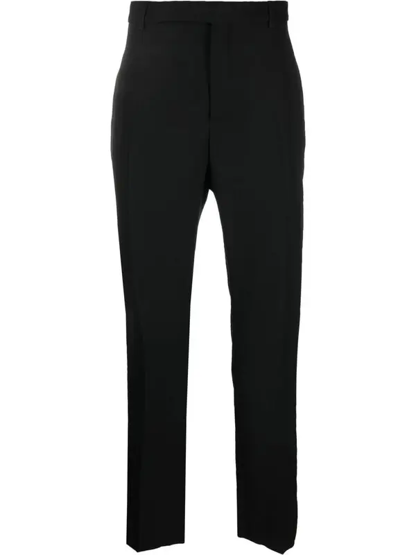 Saint Laurent Straight-leg Tailored Trousers - Black