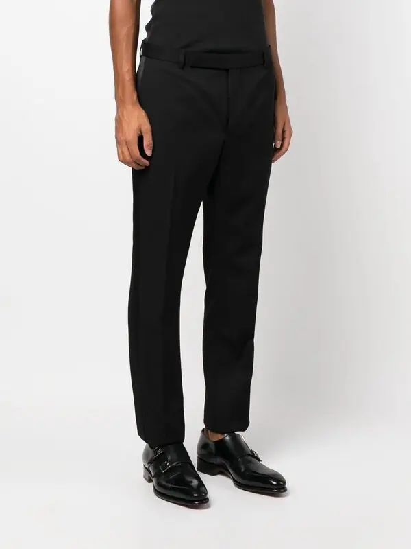 Saint Laurent Straight-leg Tailored Trousers - Black