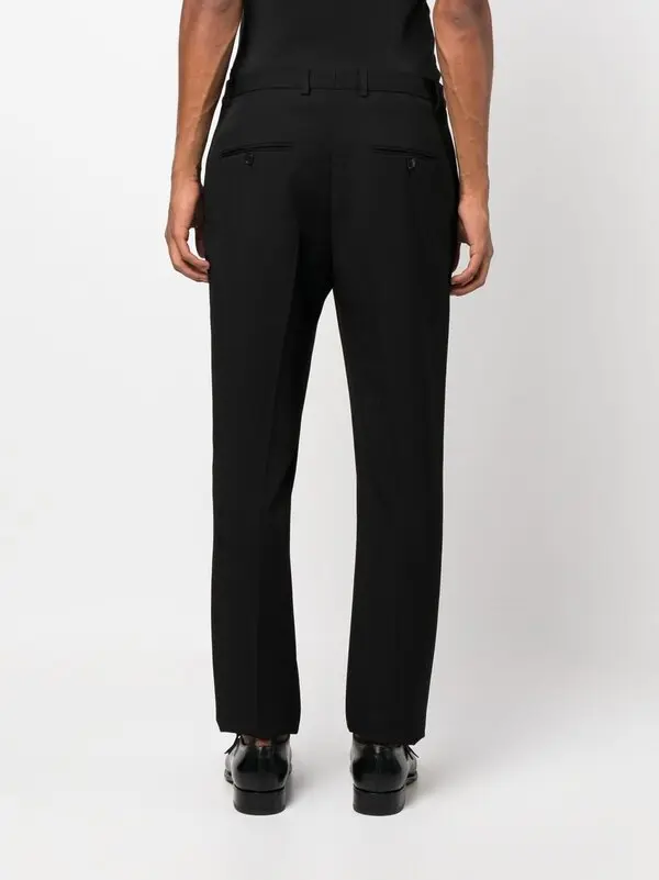Saint Laurent Straight-leg Tailored Trousers - Black