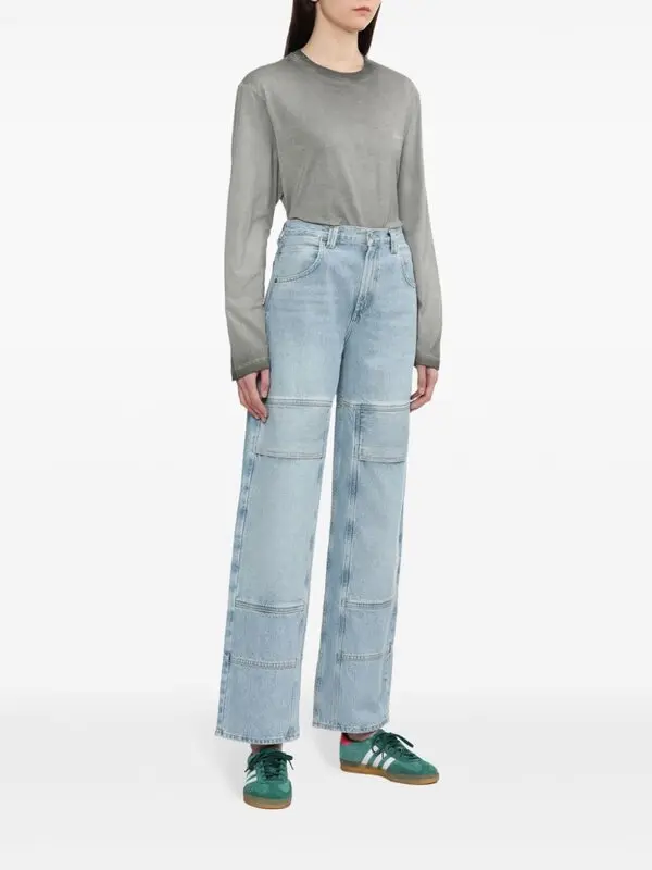 AGOLDE Tanis High-rise Wide-leg Jeans