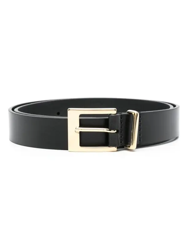 Isabel Marant Ilirya Leather Belt - Black
