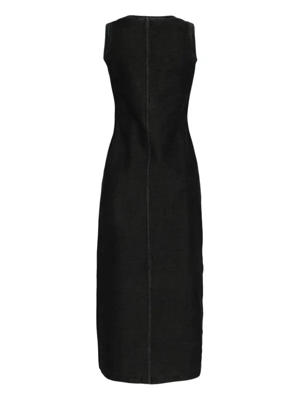 FENG CHEN WANG Sleeveless Denim Maxi Dress