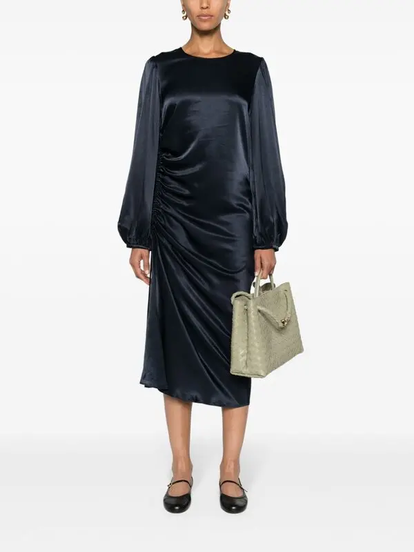 SAMSOE SAMSOE Saelvira Ruched Midi Dress