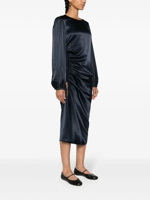 SAMSOE SAMSOE Saelvira Ruched Midi Dress