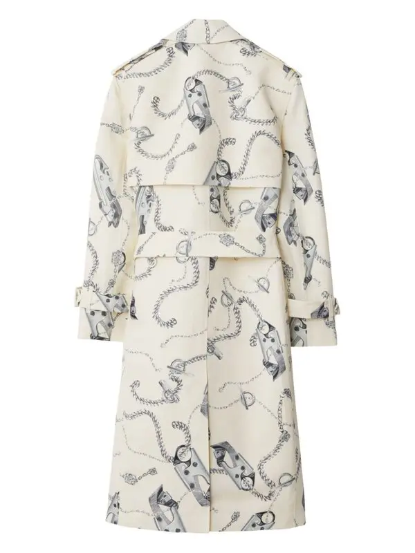 Burberry Knight Hardware Tricotine Trench Coat