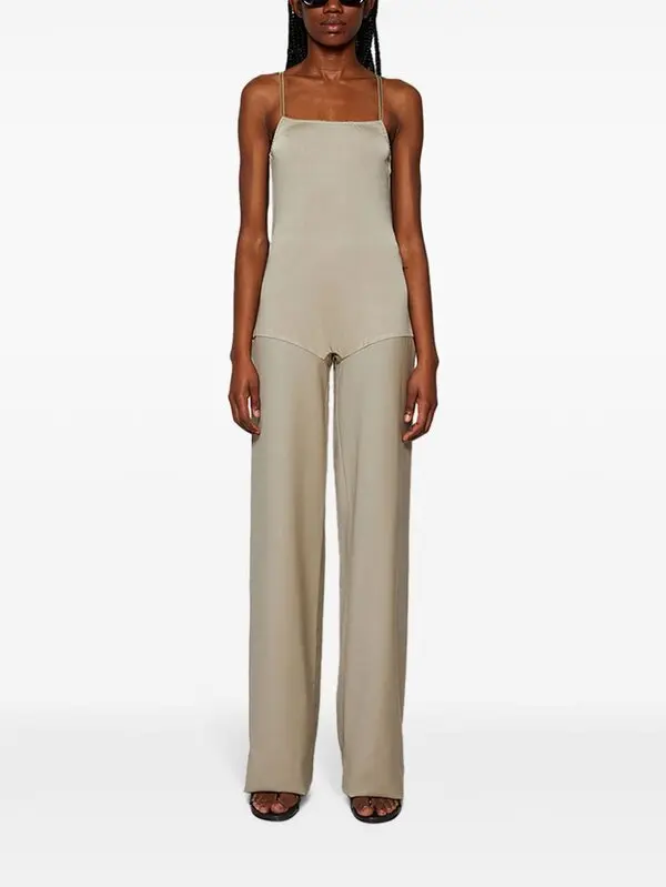 Christopher Esber Talus Straight-leg Jumpsuit - Neutrals
