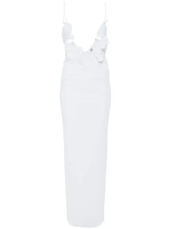 Christopher Esber Moulded Venus Maxi Dress - White