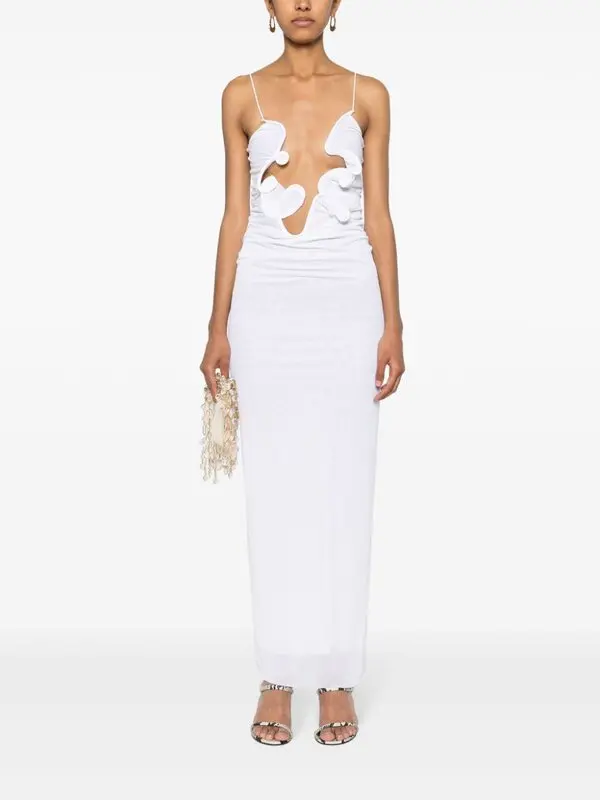Christopher Esber Moulded Venus Maxi Dress - White