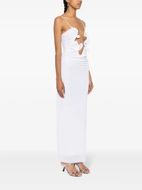 Christopher Esber Moulded Venus Maxi Dress - White