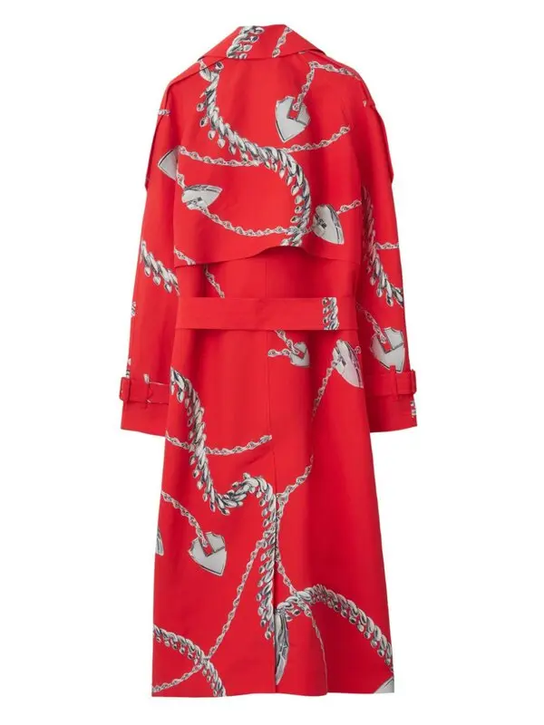 Burberry Shield Hardware Taffeta Trench Coat