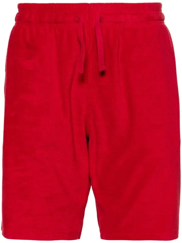 Vilebrequin Logo-patch Towelling Shorts - Red