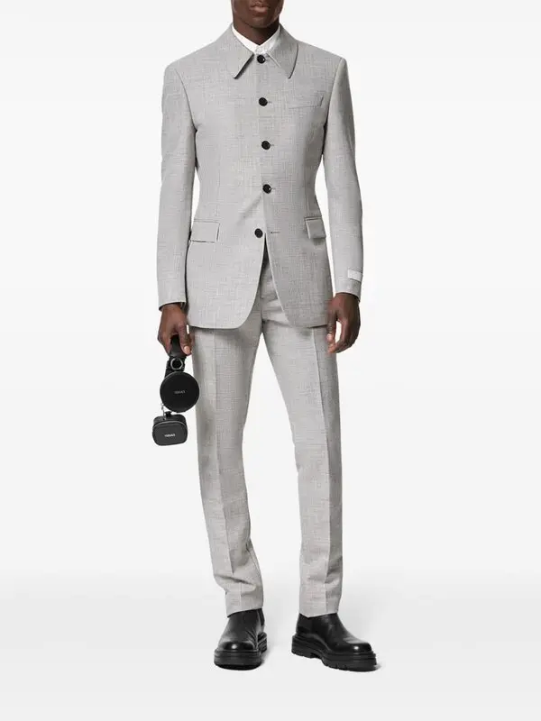 Versace Tailored Wool-blend Trousers