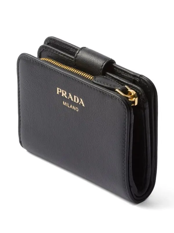 Prada Bi-fold Leather Wallet