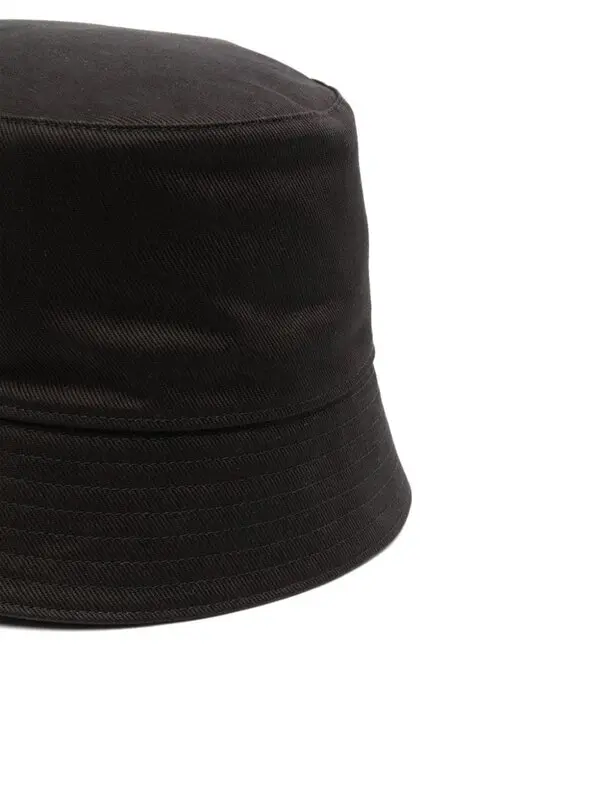 Alexander McQueen Graffiti Logo Bucket Hat - Black