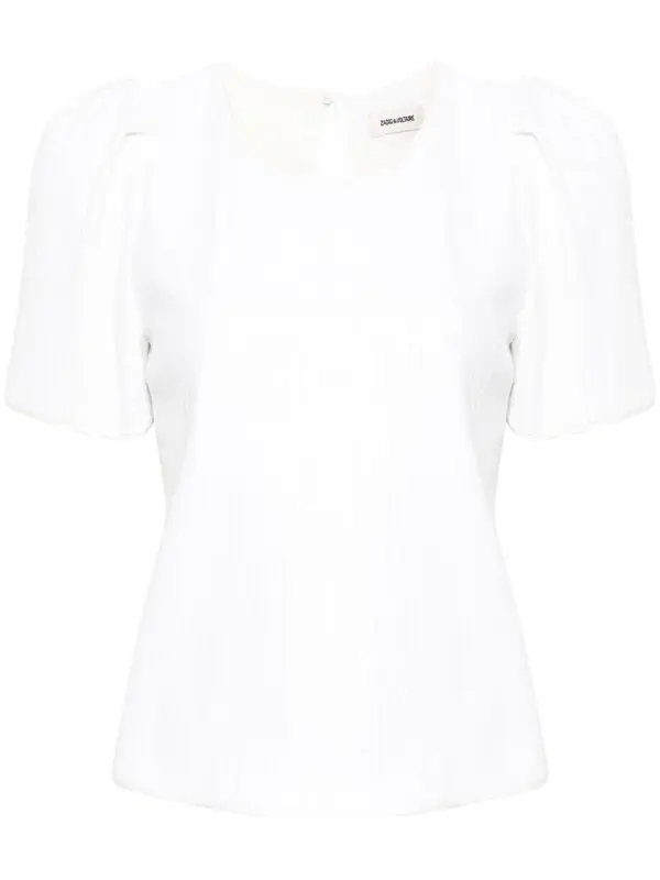 Zadig&Voltaire Tchao Sequinned T-shirt - White