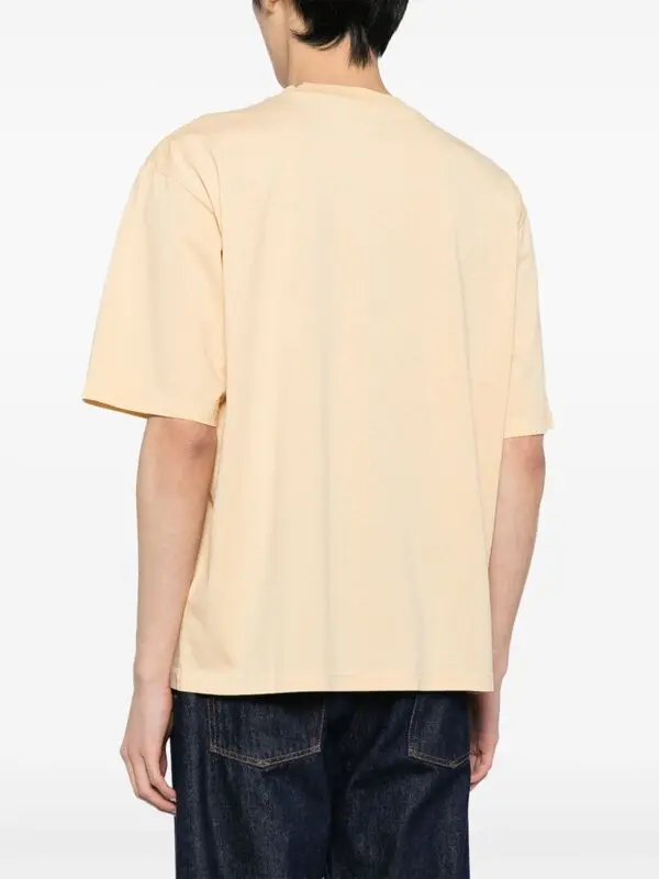 Dsquared2 Logo-print Cotton T-shirt - Yellow