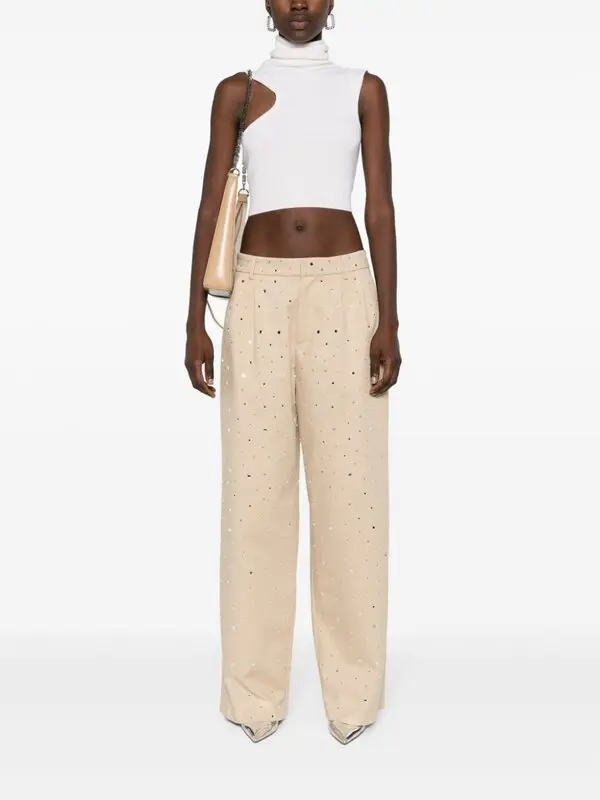 Giuseppe Di Morabito Rhinestone-embellished Trousers