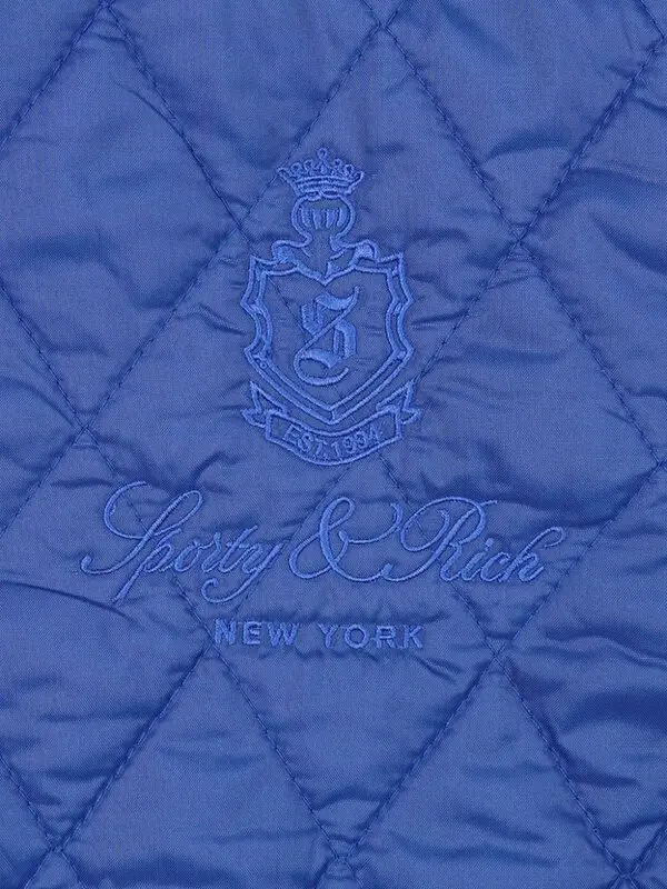 SPORTY & RICH Vendome Quilted Jacket - Blue