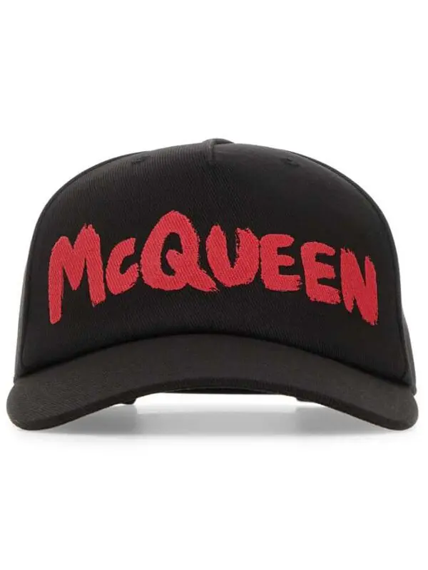 Alexander McQueen Logo-print Baseball Cap - Black