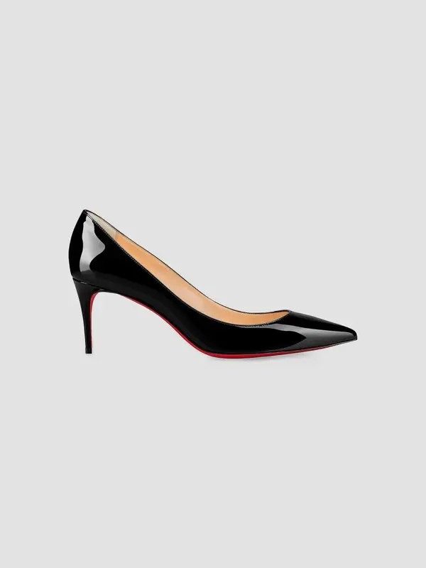 CHRISTIAN LOUBOUTIN Kate 70mm Patent Leather Pumps - Black