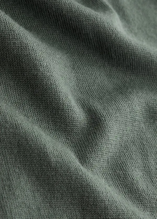 John Smedley Henning Wool Sweatpants - Dark Green