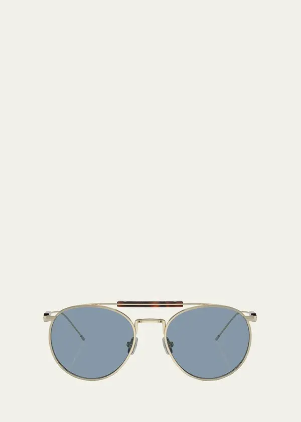 Brunello Cucinelli Bc2004st Aviator Sunglasses