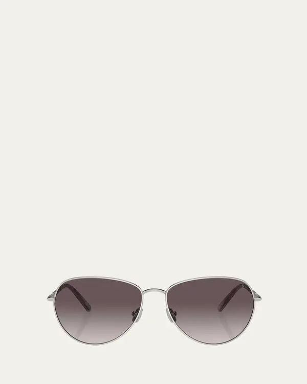 Brunello Cucinelli Aviator Sunglasses - Silver