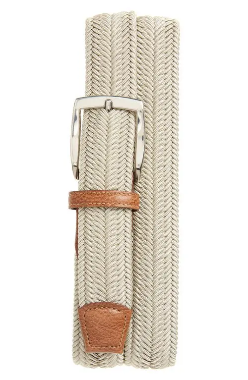 Torino Herringbone Woven Belt - Camel