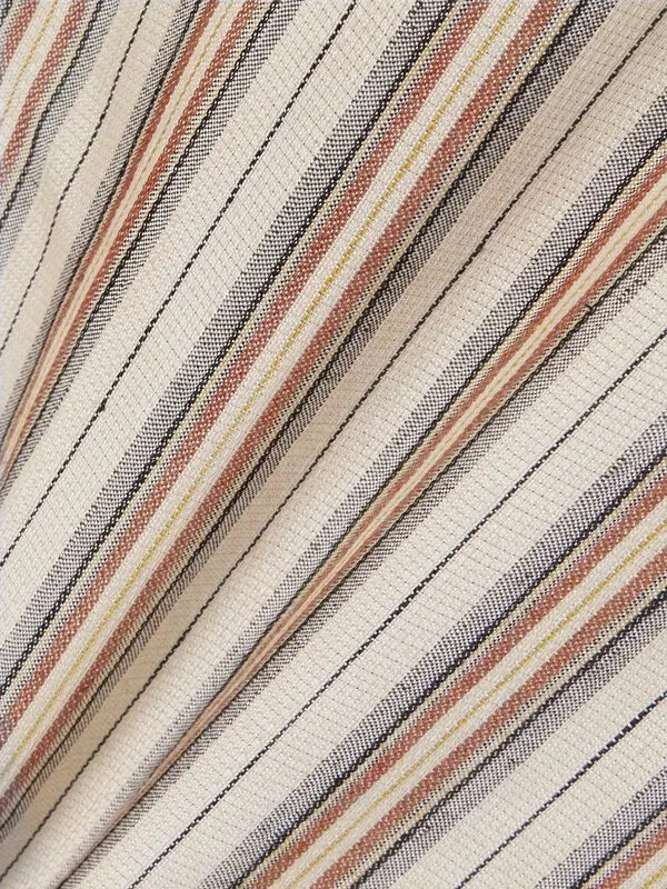 Loro Piana Striped Printed Linen And Silk-blend Kaftan