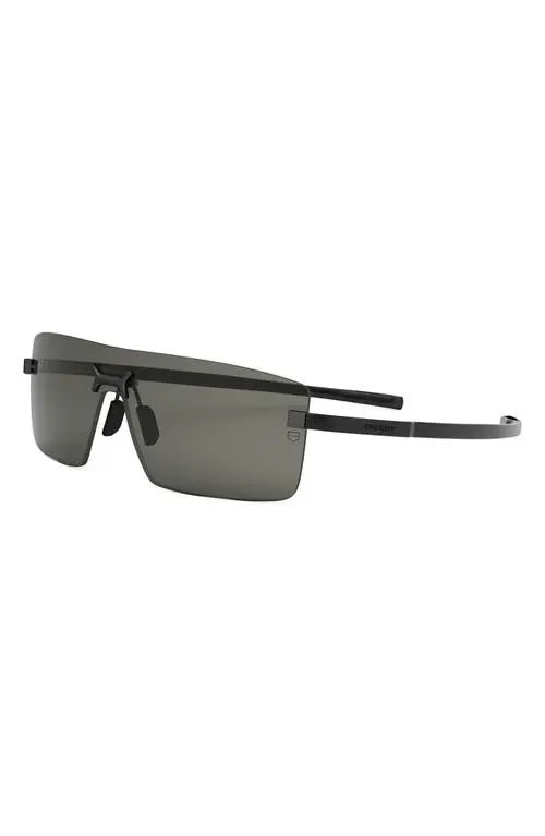 Tag Heuer 136mm Rimless Rectangle Sunglasses