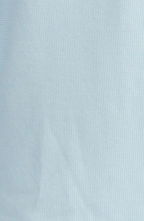 Stone Rose Solid Performance Piqué Button-up Shirt - Lt.blue