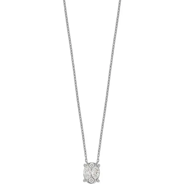 Bony Levy Mika Diamond Pendant Necklace - 18k White Gold