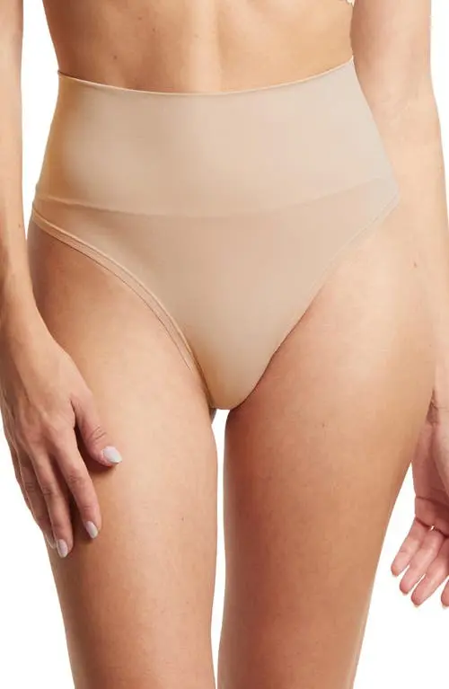 Hanky Panky Body Mid Rise Thong - Chai