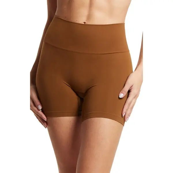 Hanky Panky Body High Rise Bike Shorts - Macchiato