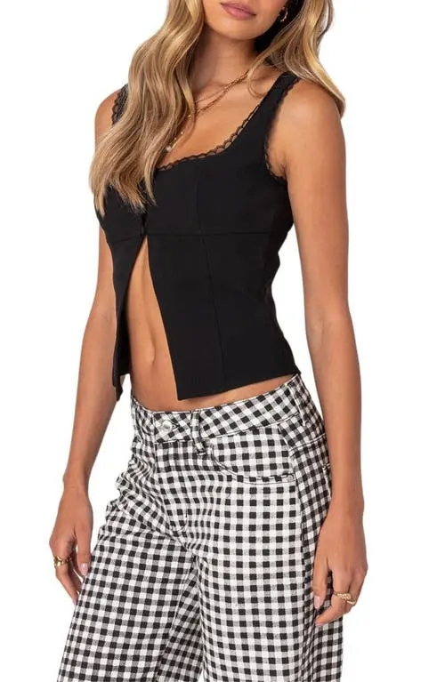 EDIKTED Odette Split Front Tank